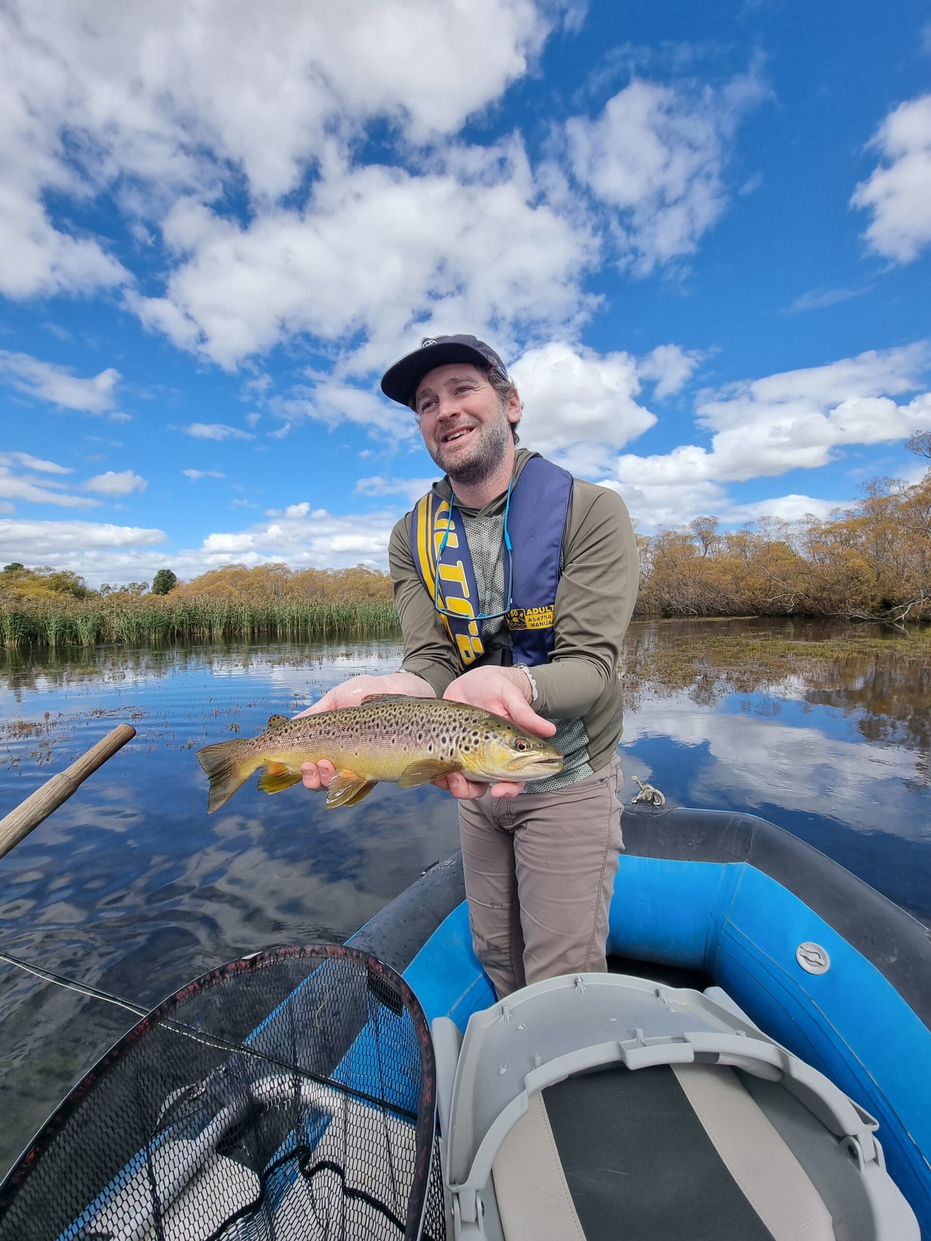 Fly fishing through cormorants and drought - fly fishing Tasmania ...